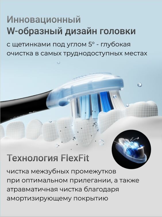 Комплект насадок для стандартной чистки Oclean UС02, 2 шт — фото 1