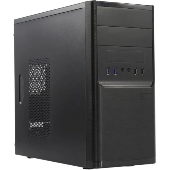 Корпус с блоком питания Powerman ES701 Black (6198910)