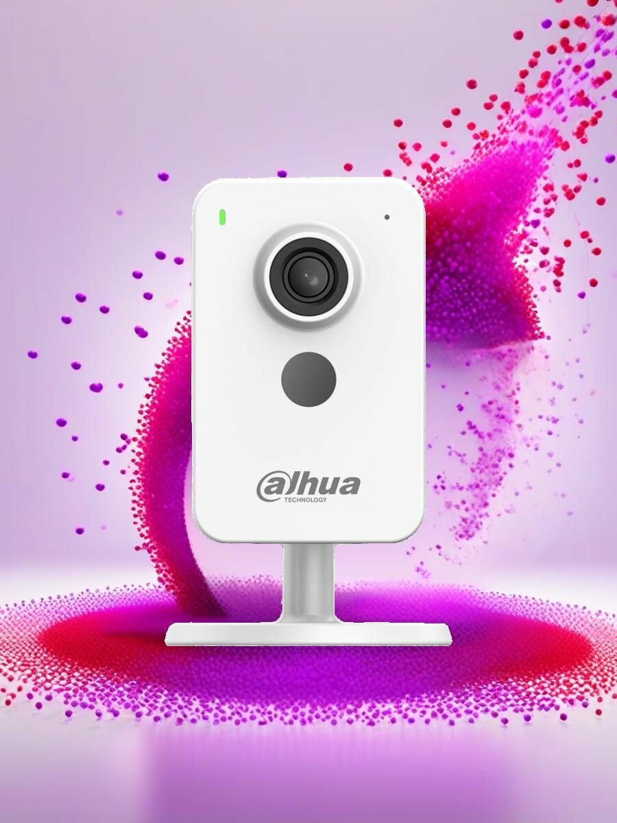 Wi-Fi камера для дома Dahua 4Мп DH-IPC-C4KP-P-0280B встроенный микрофон и динамик; MicroSD; PoE