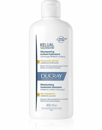 Шампунь для волос Ducray Kelual Squanorm Moisturizing Treatment Shampoo Dry Dandruff, унисекс, 400 мл