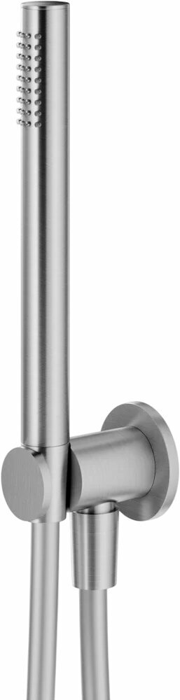 Душевой гарнитур Plumberia Selection Shower HST3018CS хром, матовый, латунный, лейка для душа со шлангом и держателем