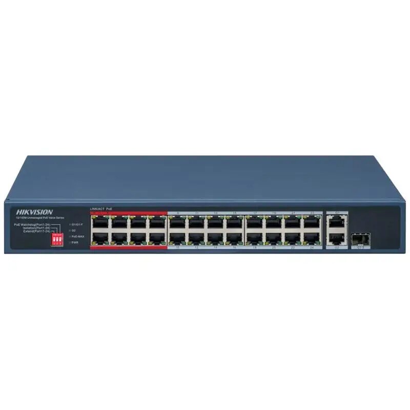 DS-3E0326P-E/M(C) PoE коммутатор Hikvision