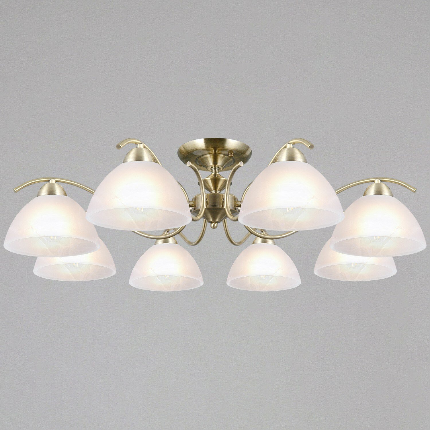 Люстра на штанге ILLUMICO IL0905-8CSQ-26 AB ELITE