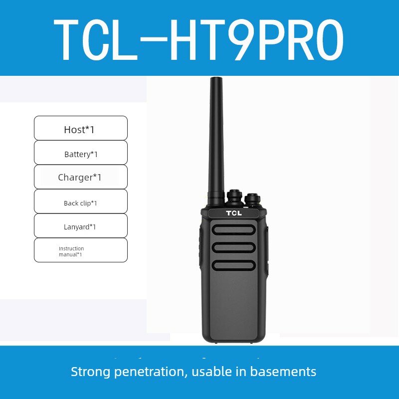 Двухсторонний радио ТСЛ HT9 Pro с улучшенной проницаемостью сигнала мощная связь