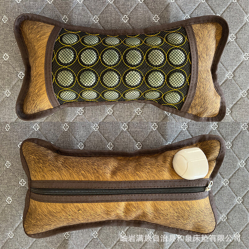 Подушка для шеи Sibin Bianstone Jade, подушка для поддержки шеи, подушка для горячего компресса, подарок, для дома,
