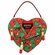 Сумка MOSCHINO, фактура тиснение, красный