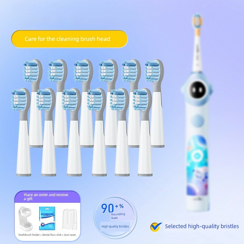 Сменная насадка Junyue Q10 для детской электрической зубной щетки usmile Smile Plus - 3541 【Деликатная чистка, без