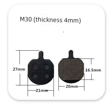 Высококачественные дисковые тормозные колодки BB5 Shimano BB7 совместимые с парой M30 для электровелосипедов и складных