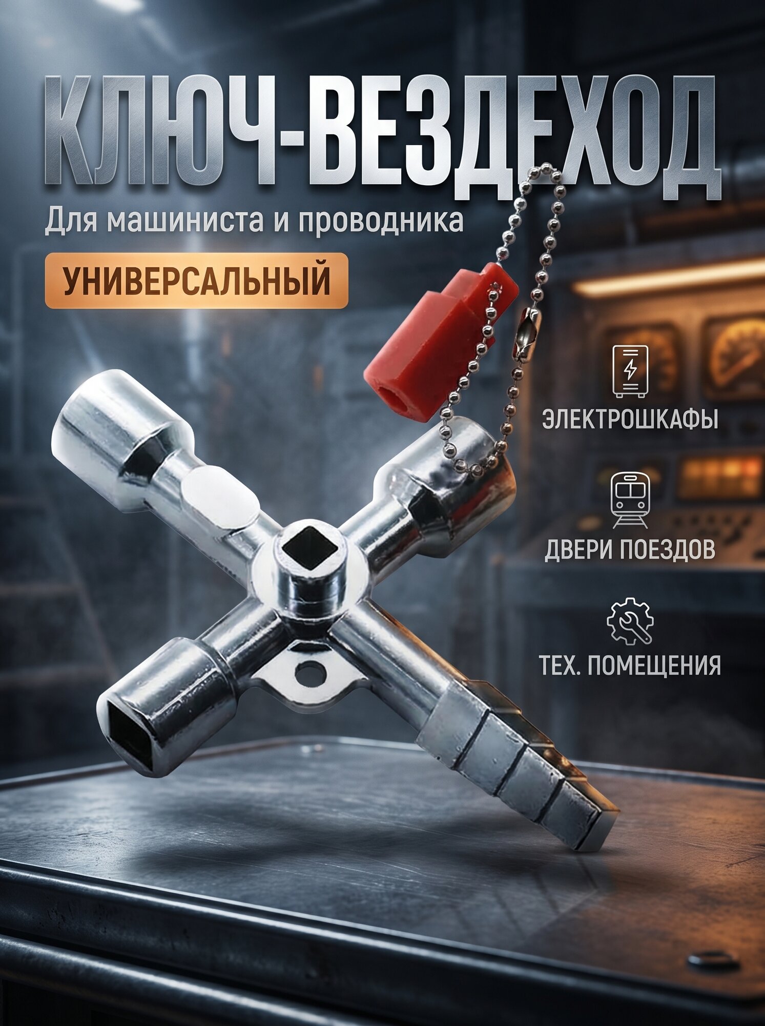 Ключ машиниста, проводника - вездеход