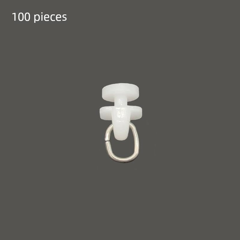 Комплект из 100 шт. оптовых роликов для шторной дорожки, подходит для коммерческого и домашнего использования, прочный