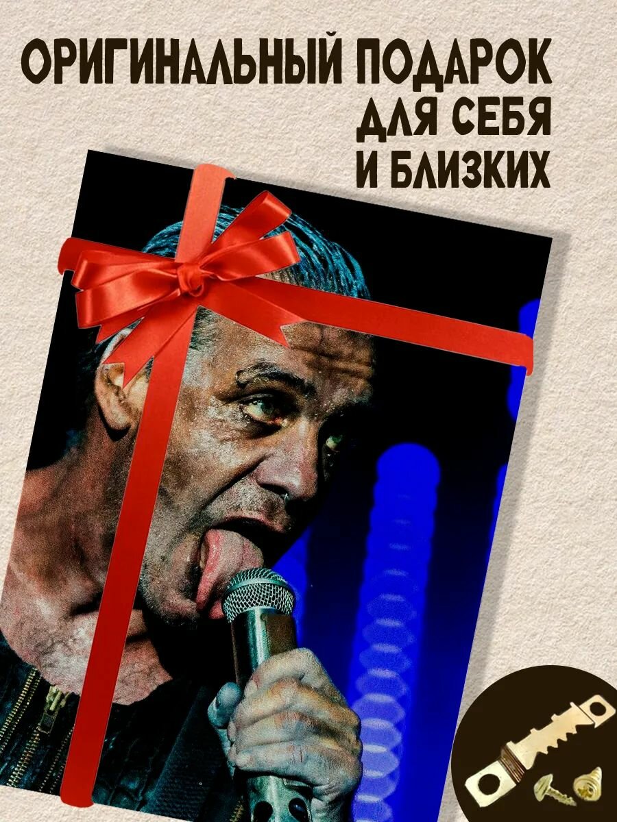 Картина на стену Rammstein, на подрамнике, 1шт, 38х25 размер. — фото 1