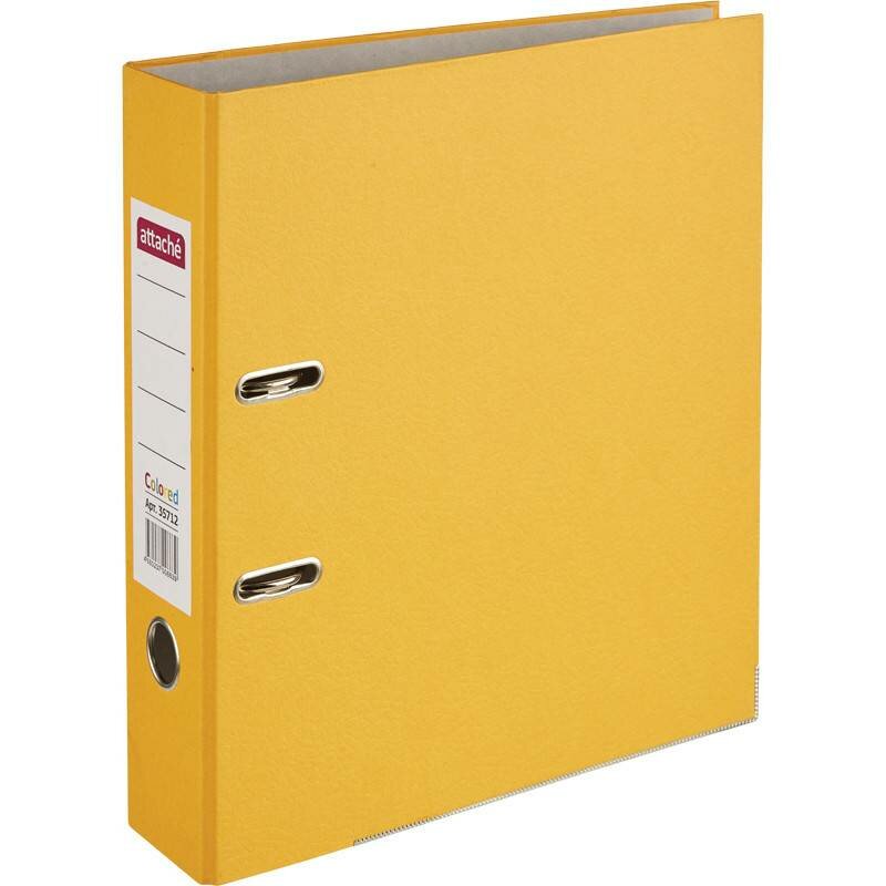 Папка-регистратор Attache Colored light 75 мм оранжевая 611493