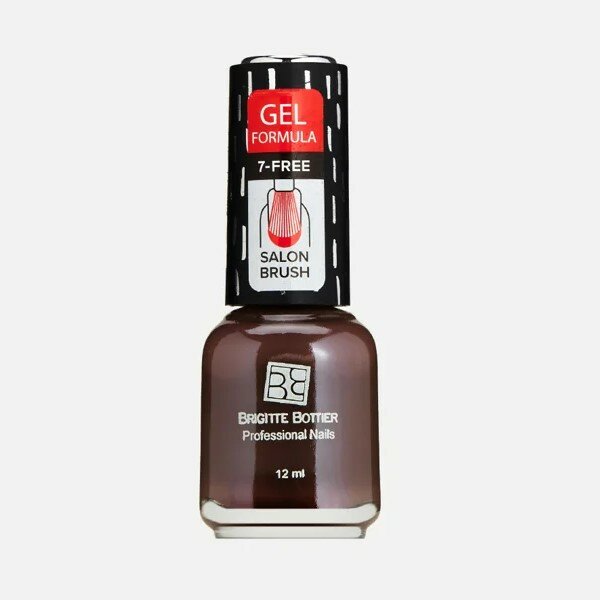 Лак для ногтей Brigitte Bottier Gel formula, тон: 17 черника со сливками, 12мл