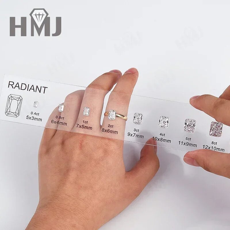 Бриллианты Radiant HMJ Jewelry, цвет Radiant