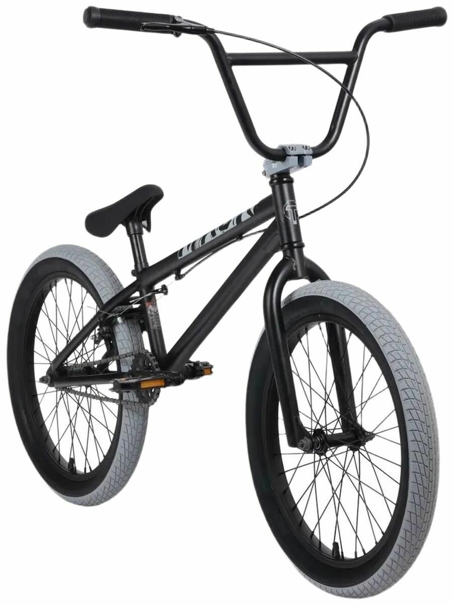 Велосипед Tech Team Mack, BMX, 20", 1 скорость, черный/серый, NN002574 / NN009170