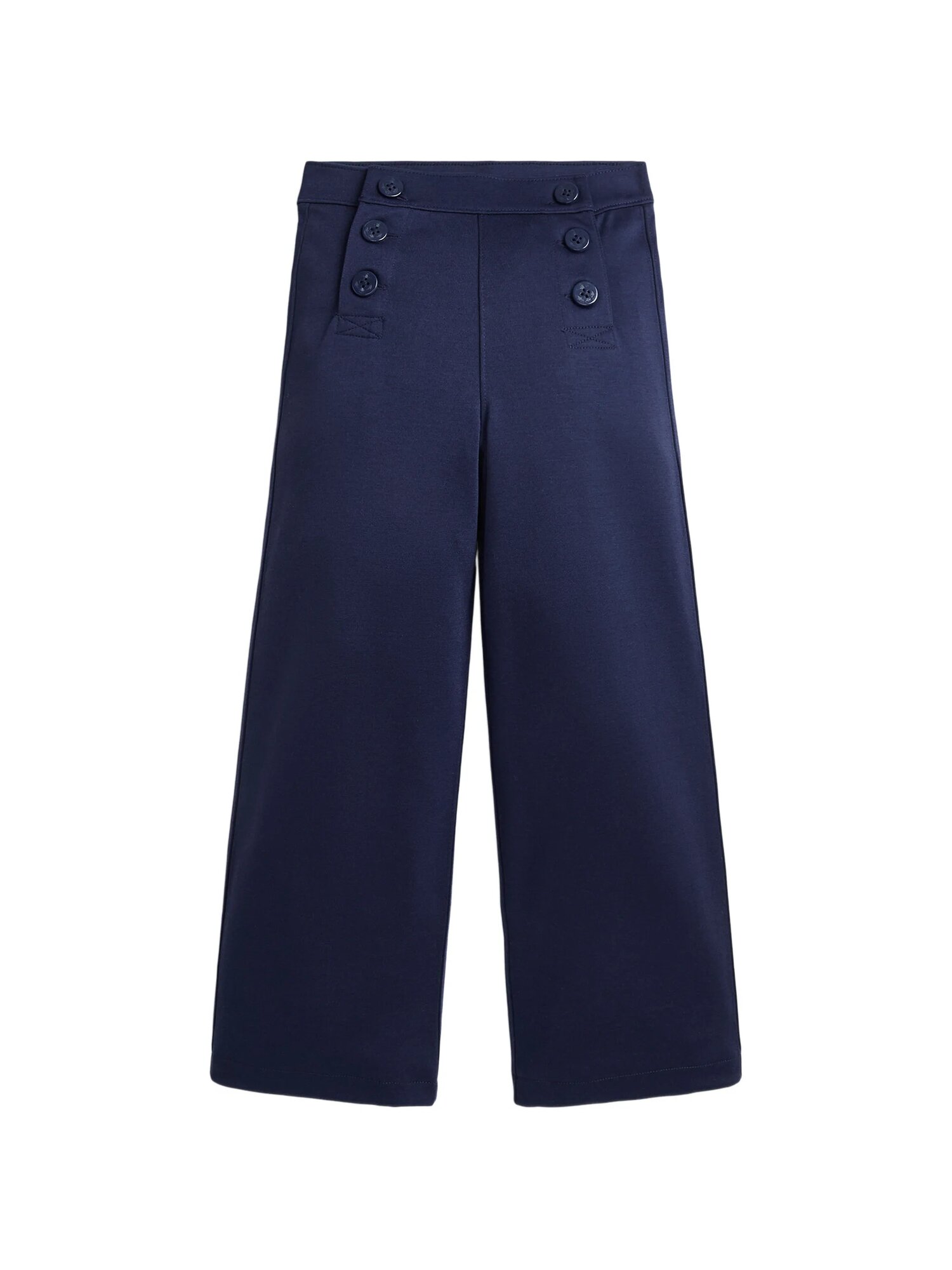 Брюки Button-detail wide-leg trousers