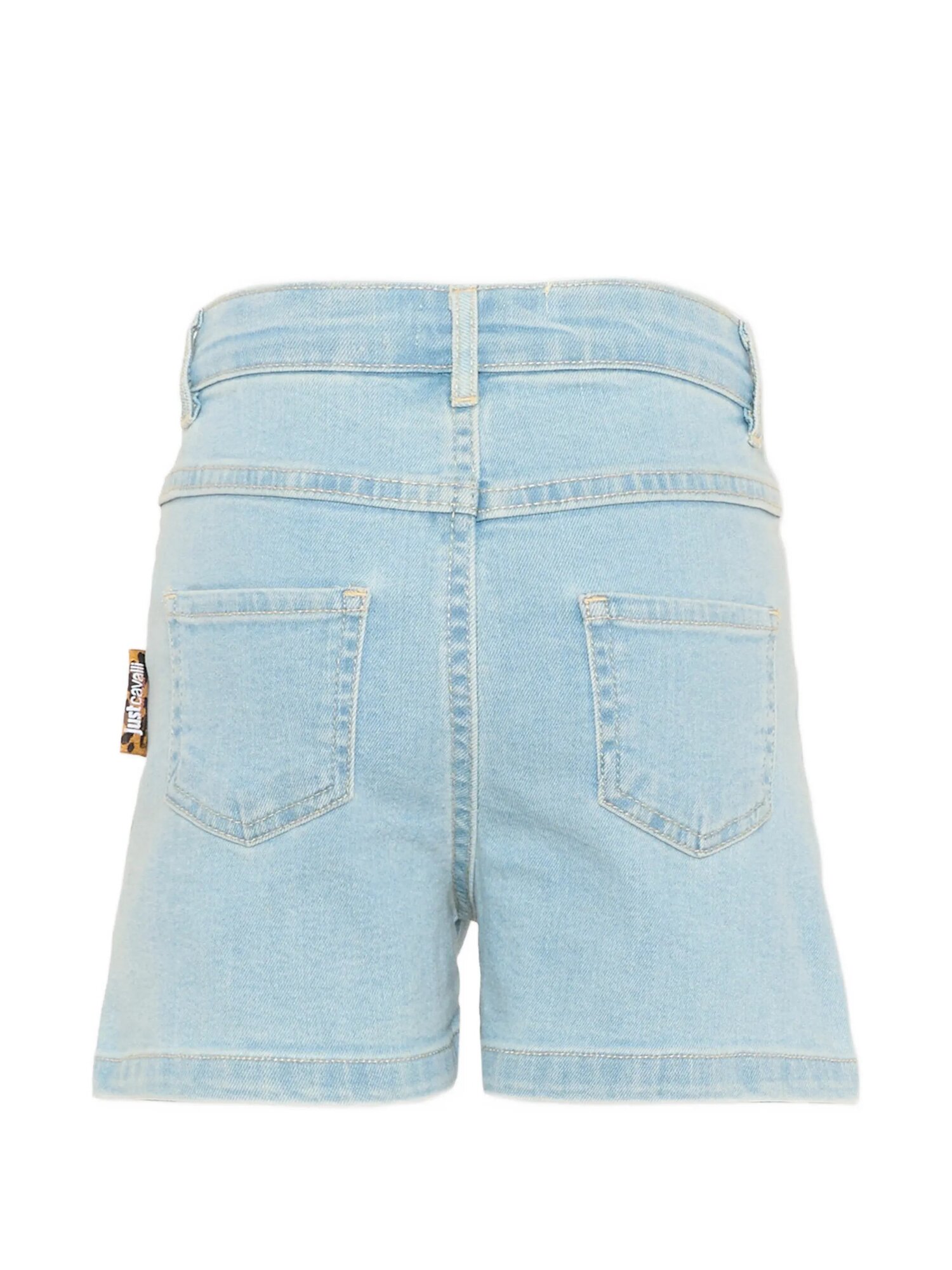 Шорты Just Cavalli Logo-patch denim shorts, размер 5 лет, синий — фото 1