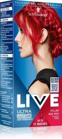 Краска для волос Schwarzkopf LIVE Ultra Brights or Pastel, pillar box red, 1 шт