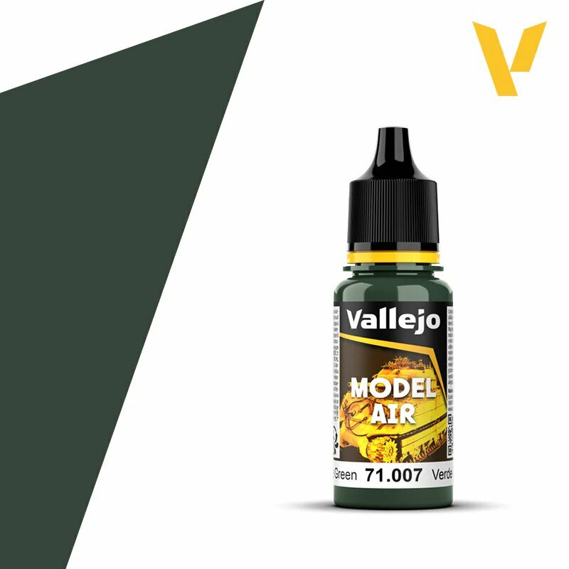 Краска Vallejo серии Model Air Olive Green (17мл) 71.007 акриловая