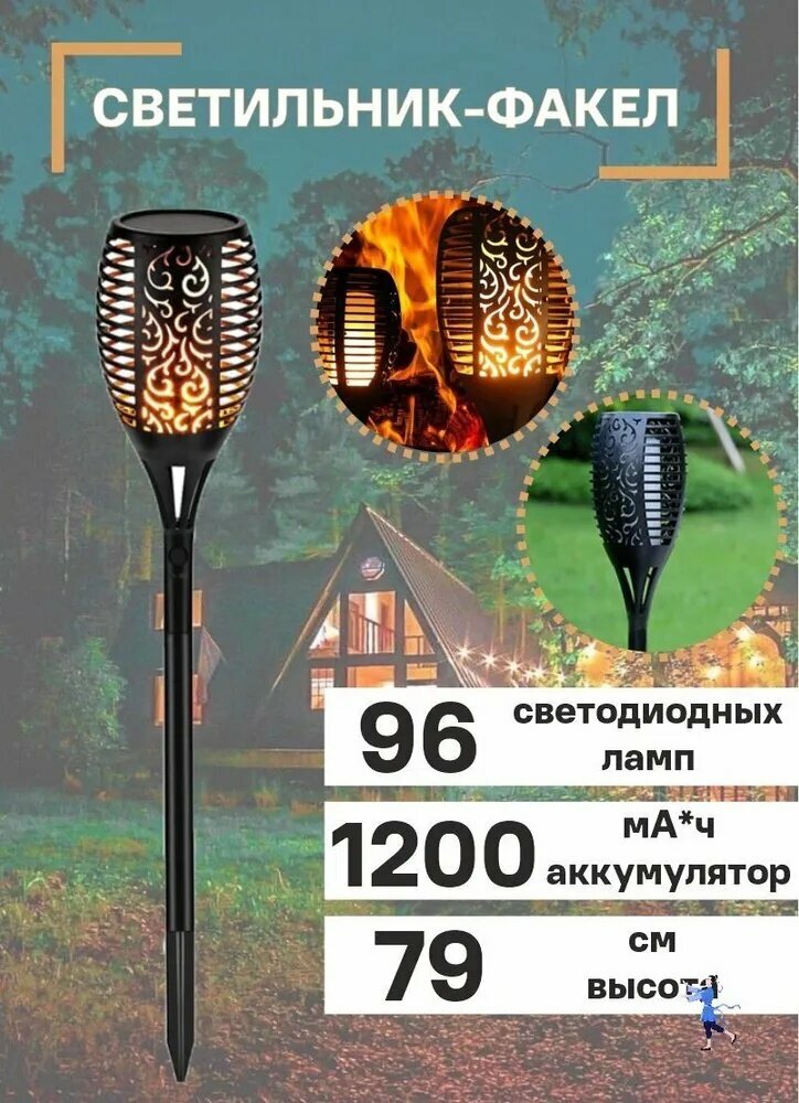 Уличный светильник, 1.2W, количество ламп:1шт