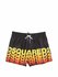 Шорты для плавания DSQUARED2 Logo drawstring swim shorts, размер 54, черный
