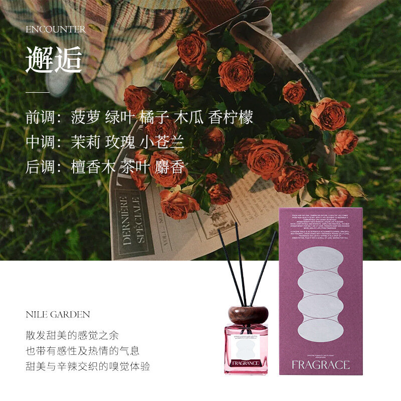 Горячая распродажа по специальной ценеНабор для ароматерапии Nile River Garden, сувенирный подарок, ароматный подарочный набор для отелей, беспламенный ароматизатор с ротанговыми палочками для помещений, эфирное масло для ароматерапии.