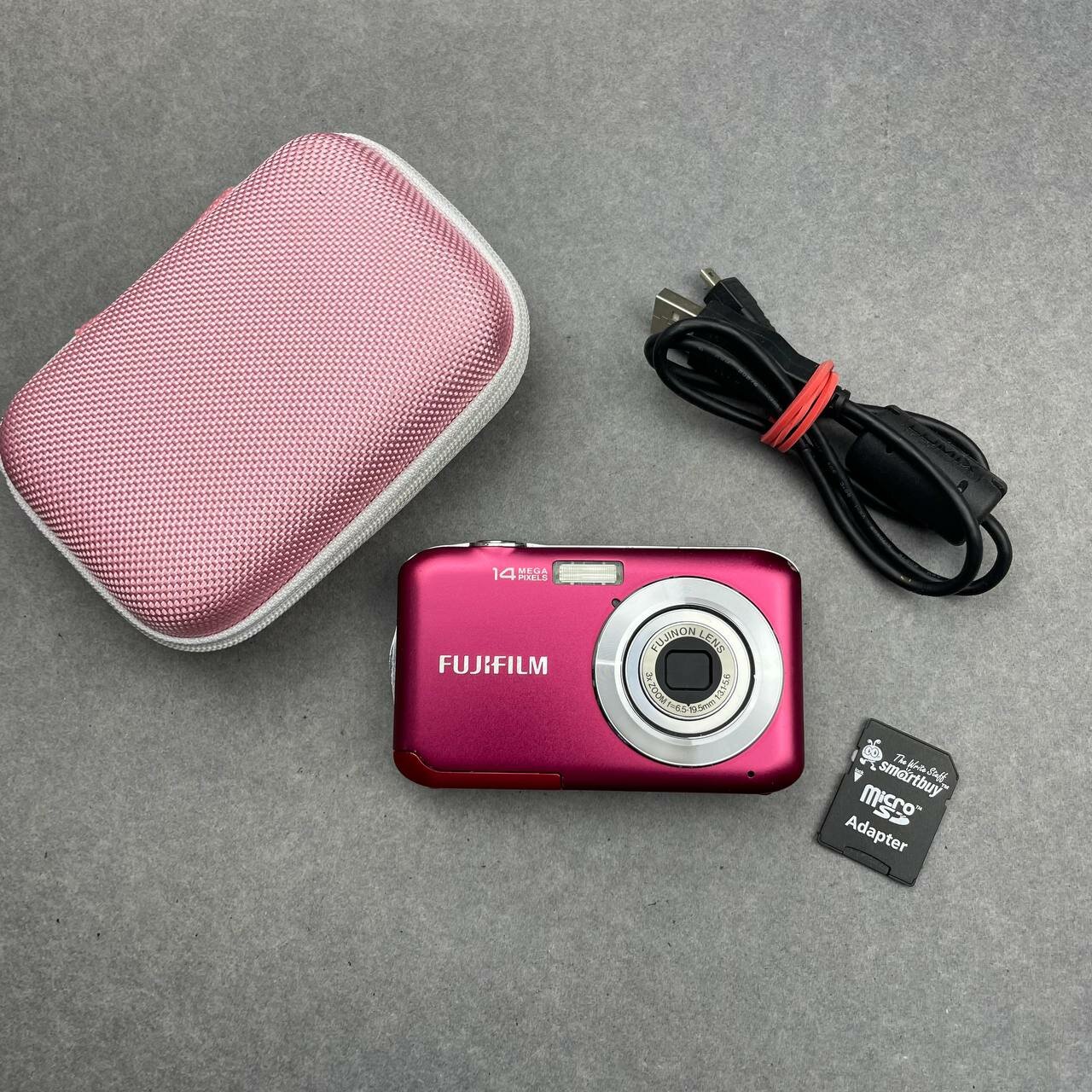 Цифровой компактный фотоаппарат Fujifilm FinePix JV200, розовый