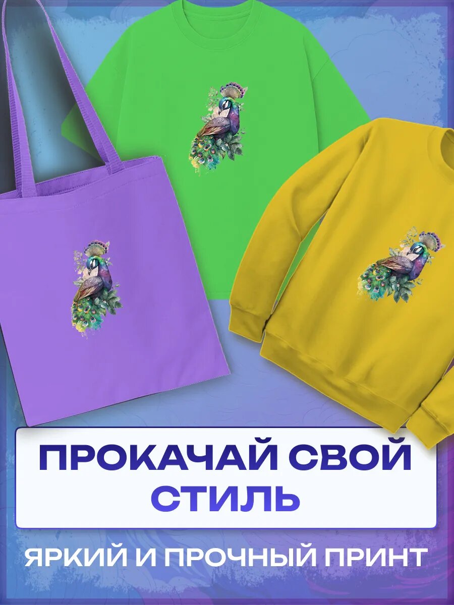 Термонаклейка павлин — фото 1