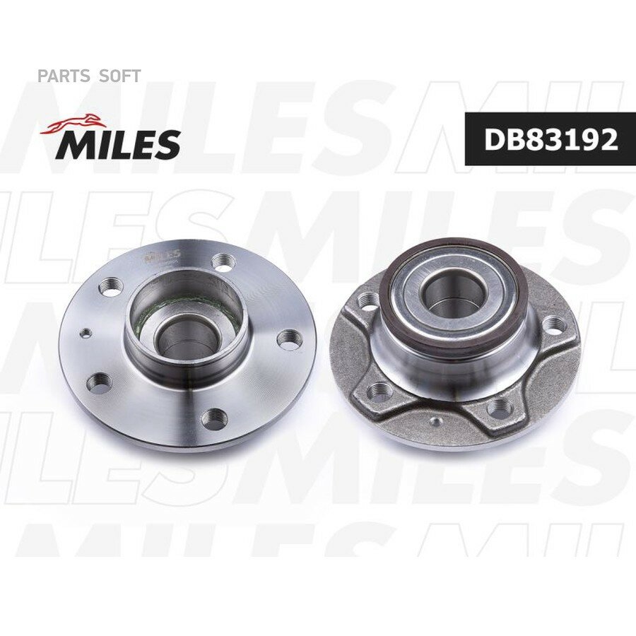 Ступица с подшипником AUDI A4 IV/A5/A6 IV 07- зад. MILES DB83192