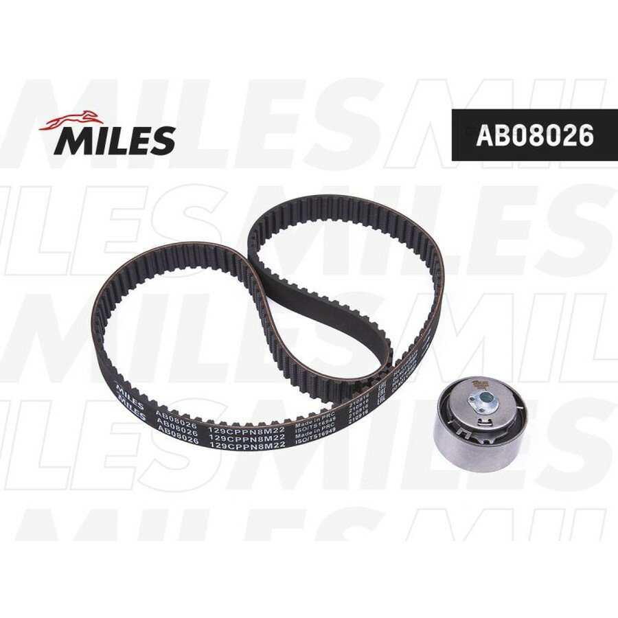 MILES AB08026 Комплект ремня ГРМ FIAT DOBLO/PUNTO 1.2-1.4 97-