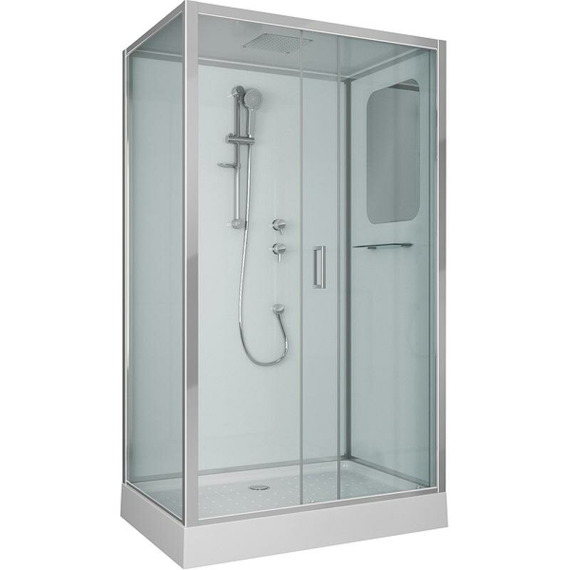 Душевая кабина Niagara Premium 120x80 60120114QR профиль хром, без гидромассажа, правая