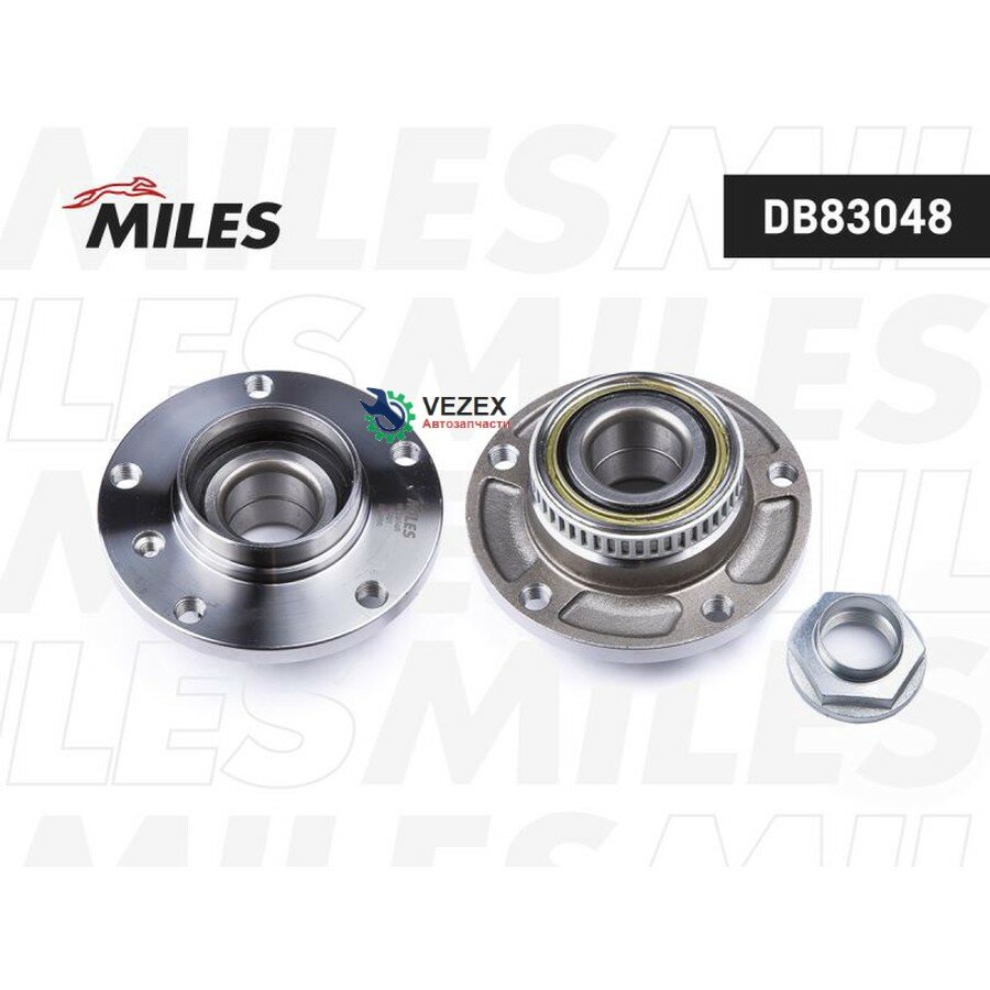 MILES DB83048 Ступица колеса с интегрированным подшипником