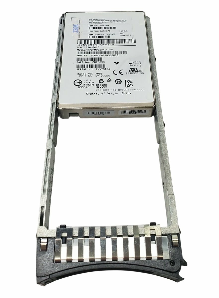 Жесткий диск IBM 200Gb SAS 2.5" SSD 00NC584