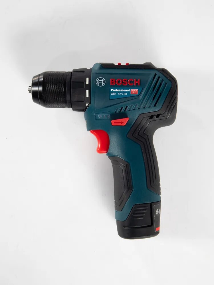 Дрель-шуруповёрт Bosch GSR, бесщеточный, синий, с кейсом и двумя аккумуляторами