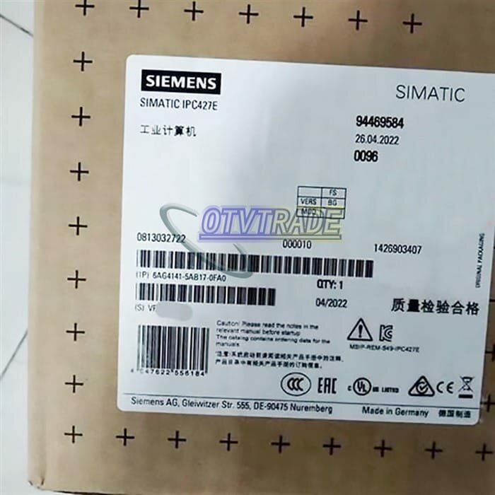 Модуль SIEMENS industrial computer 6AG4141-5AB17-0FA0