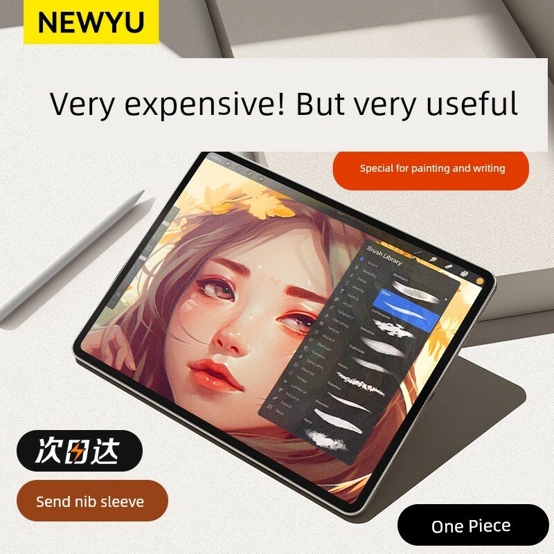 Клеящийся защитный экран для iPad Air 5 10.9 дюймов, 1 шт, импортный материал, точные цвета