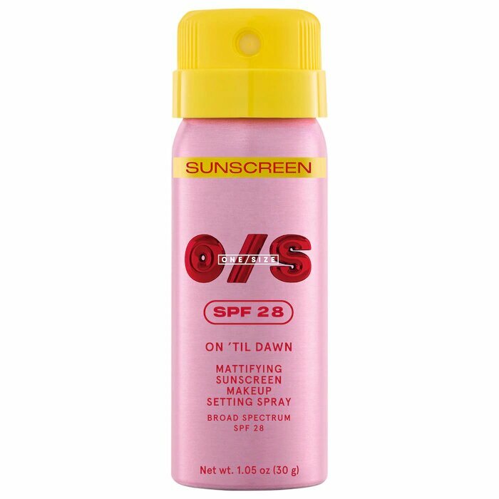 Солнцезащитный спрей для макияжа ONE/SIZE by Patrick Starrr Mini On 'Til Dawn SPF 28, матирующий