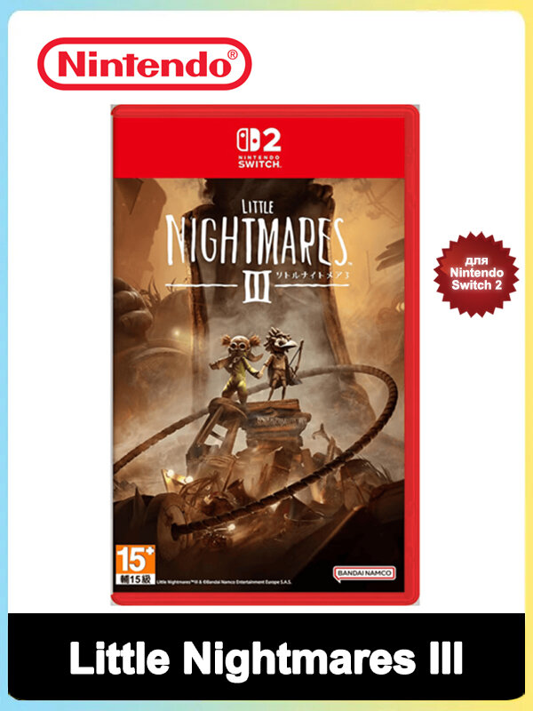 Little Nightmares III, Картридж для NS 2, Поддержка русского языка игра русская версия