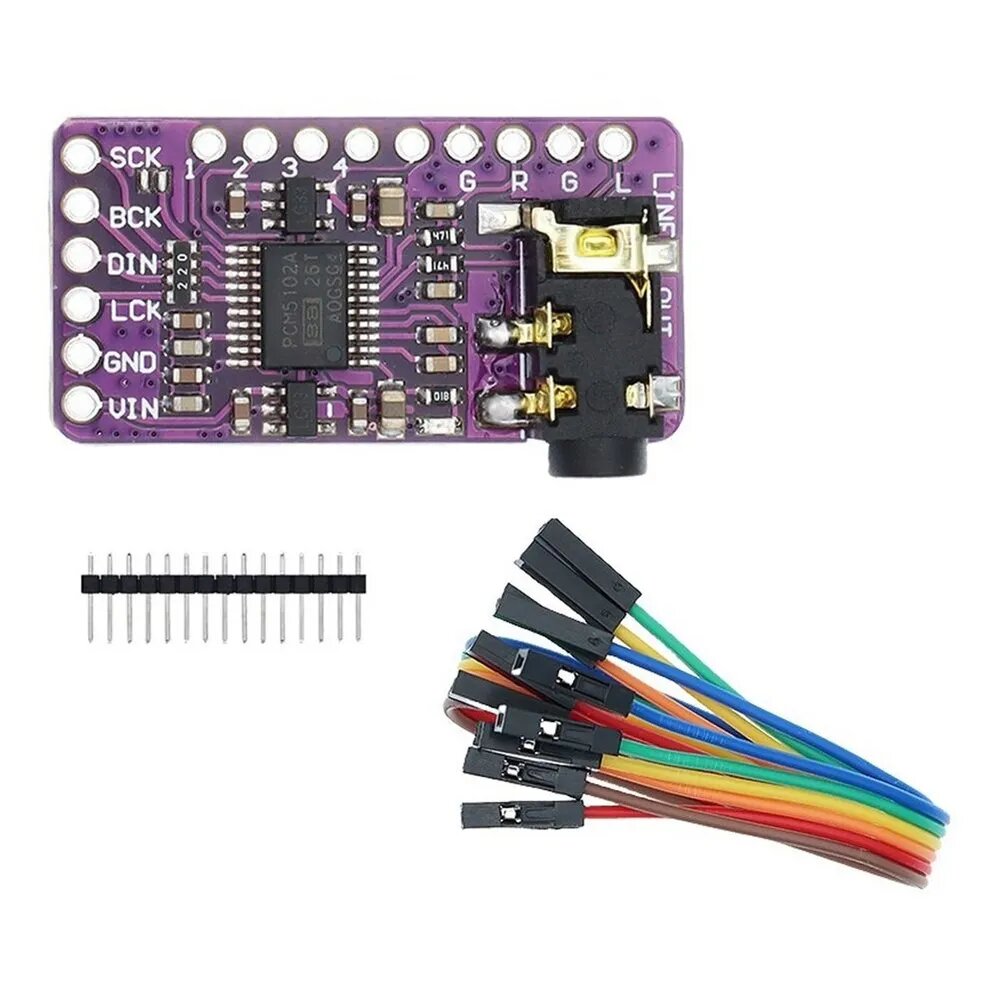 Декодер ЦАП I2S PCM5102A GY-PCM5102 Модуль Проигрывателя I2S
