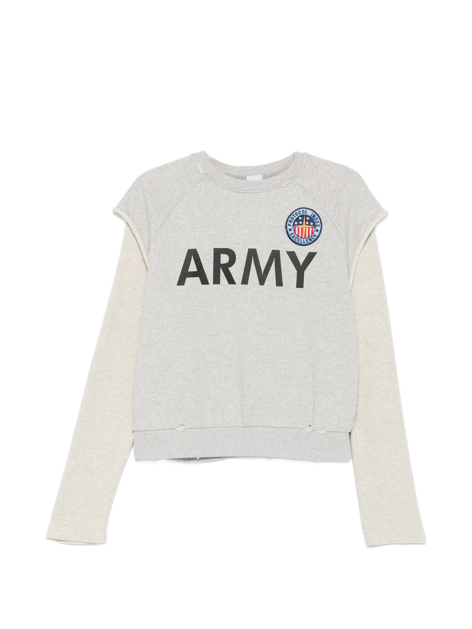 Свитер Protocol Index Logo-print crew neck sweater