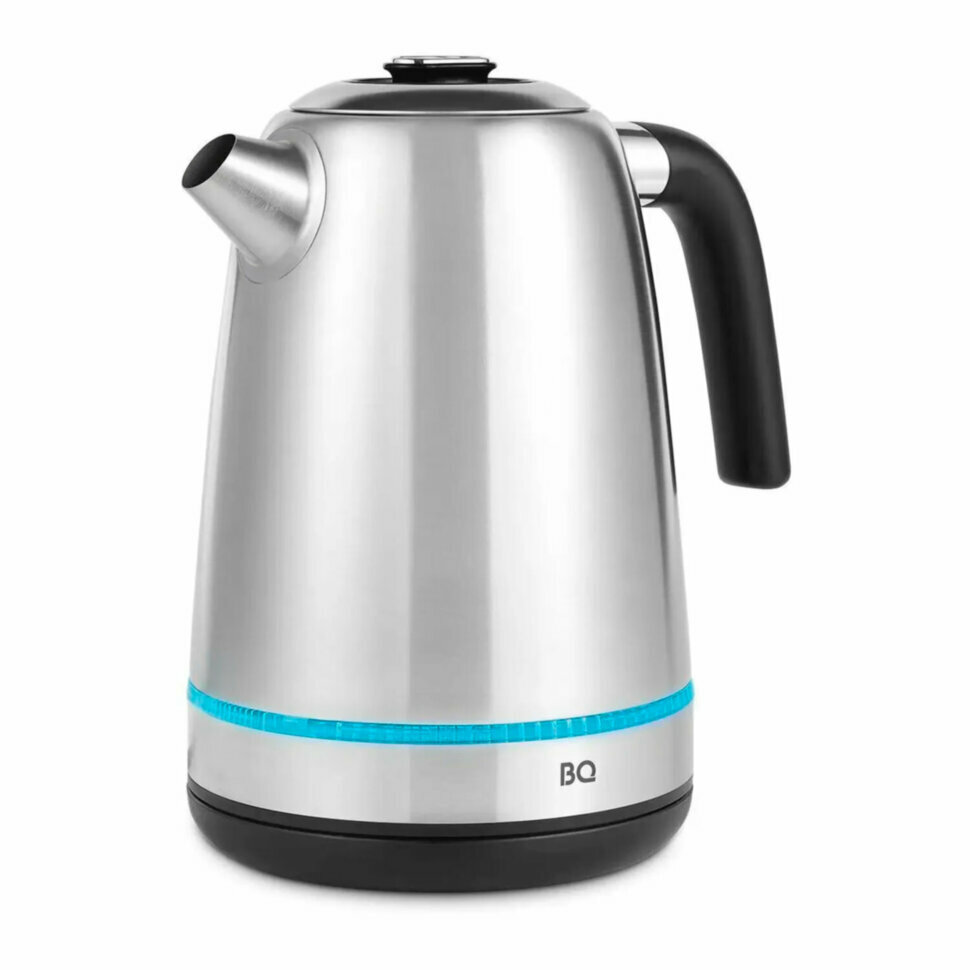 Чайник BQ (БИ-КЬЮ) KT1725SW, 1,7 л, 2200 Вт, закрытый нагревательный элемент, нержавеющая сталь, 86189558, 457556