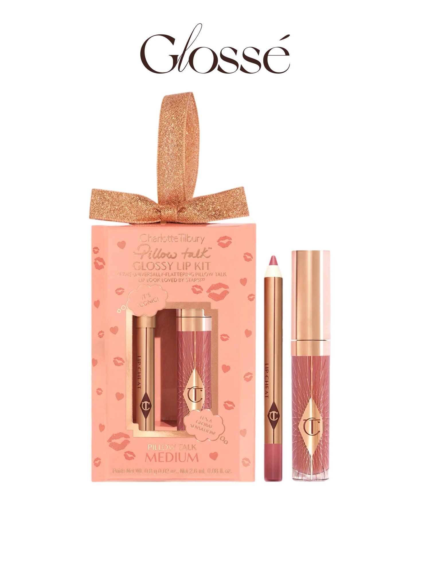 Charlotte Tilbury набор для губ Pillow Talk Glossy Lip Duos, оттенок Medium