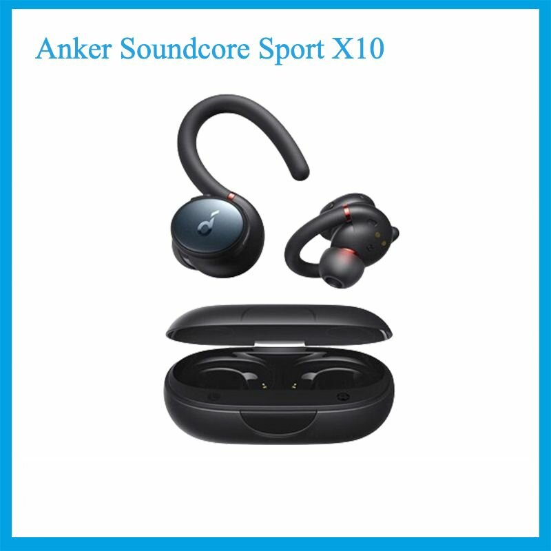 Anker Soundcore Sport X10 Настоящая беспроводная гарнитура для тренировок Bluetooth 5.2 с глубокими басами, водонепроницаемая по стандарту IPX7