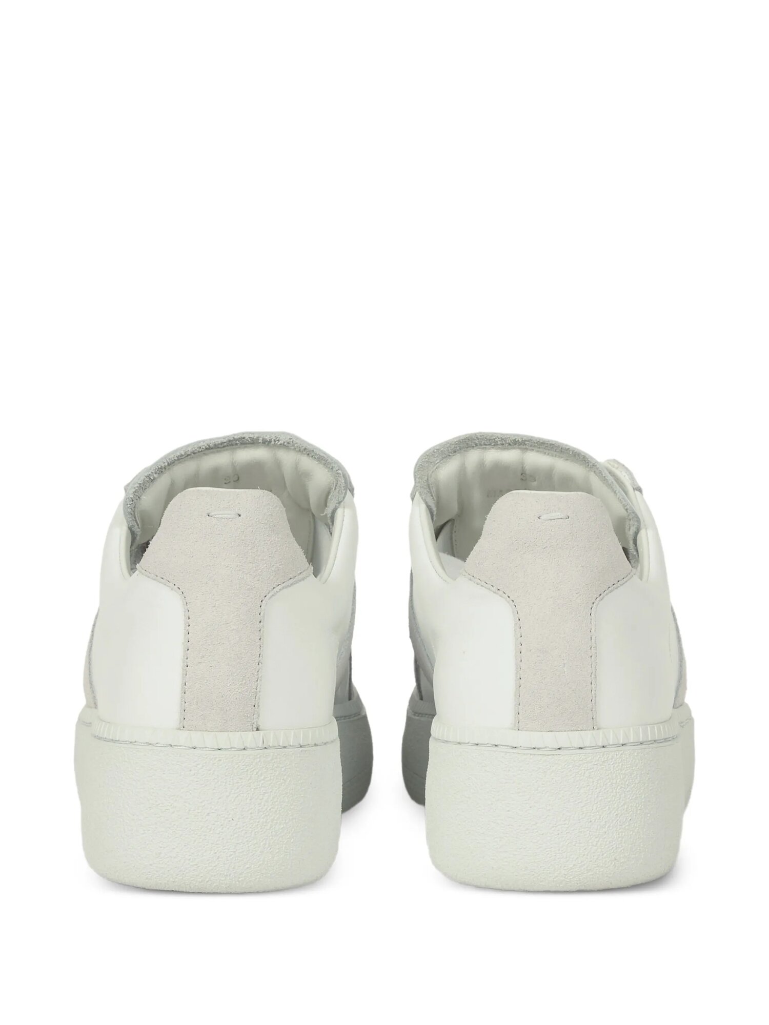 Кроссовки Maison Margiela Replica platform-sole sneakers, размер 39 EU, white — фото 1