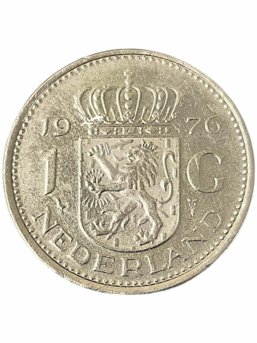 Монета 1 гульден 1976 г. Нидерланды