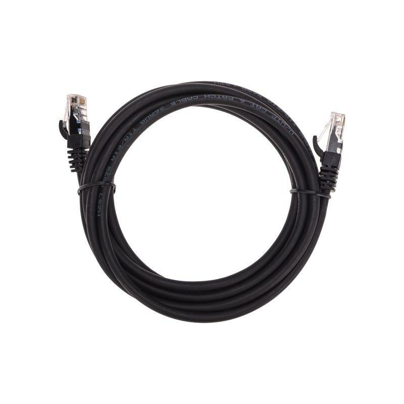 Патч-корд U/UTP CAT 6 RJ45-RJ45 26AWG LSZH черн. 3м Rexant 02-0292-3