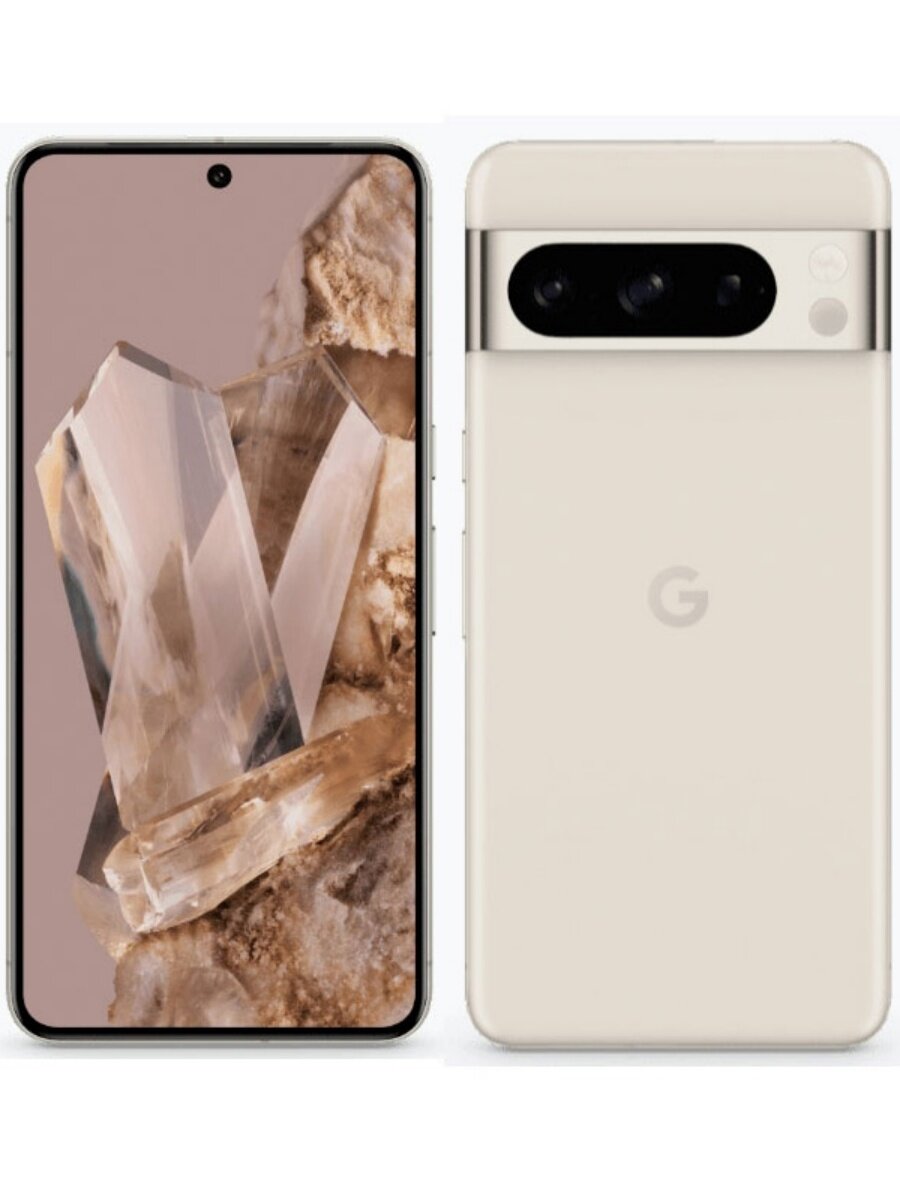 Смартфон Google Pixel 8 Pro 5G 12GB+128GB White 3120x1440px 6.7-inch screen