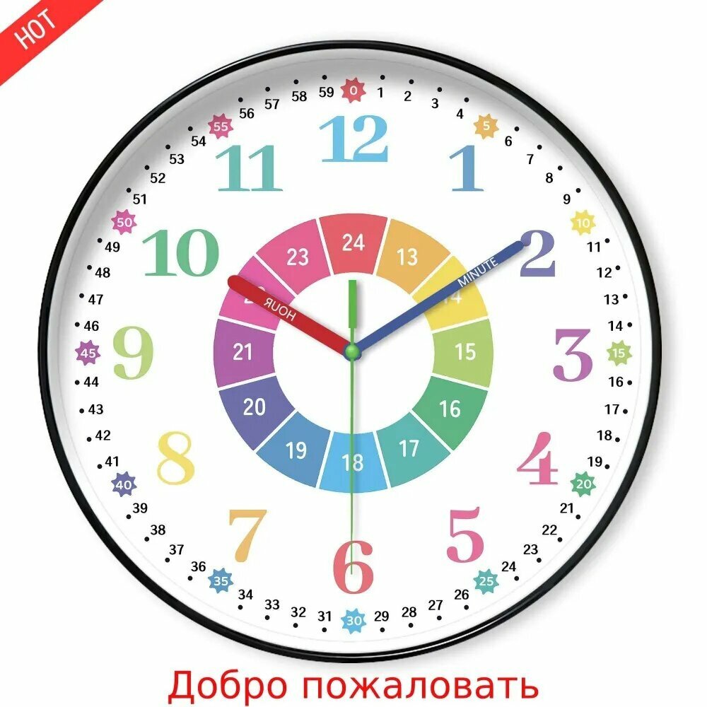 Настенные часы, 20 см х 20 см