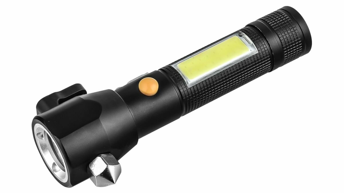 Универсальный фонарь на магните со стеклобоем T6+COB 450 Lm