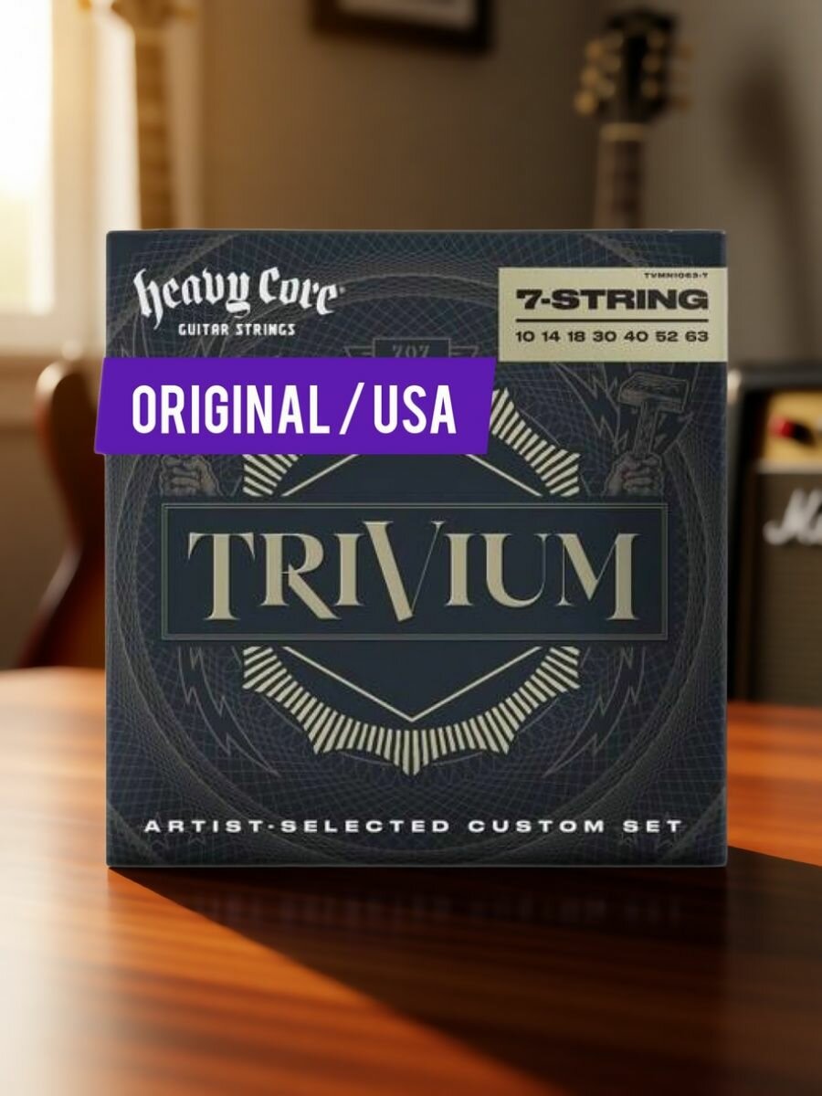 DUNLOP TRIVIUM EL NKL 10/63-7/SET - Струны для 7-ми струнной электрогитары